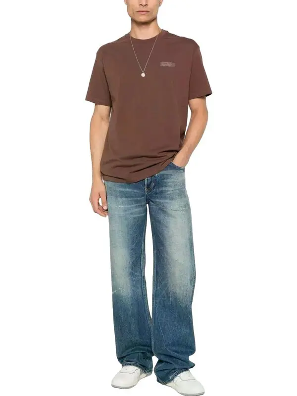 Givenchy Logo-patch T-shirt - Brown