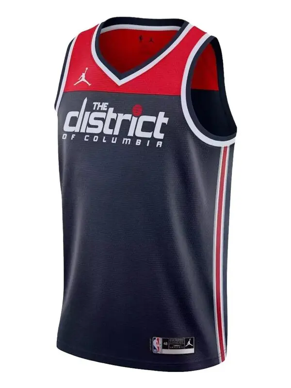 Nike X Nba Washington Wizards 2020/21 Swingman Player Jersey Statement Edition Jersey - Blue