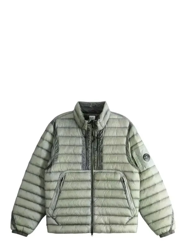 C.P. COMPANY Quilted-finish Lens-detail Jacket - Grey