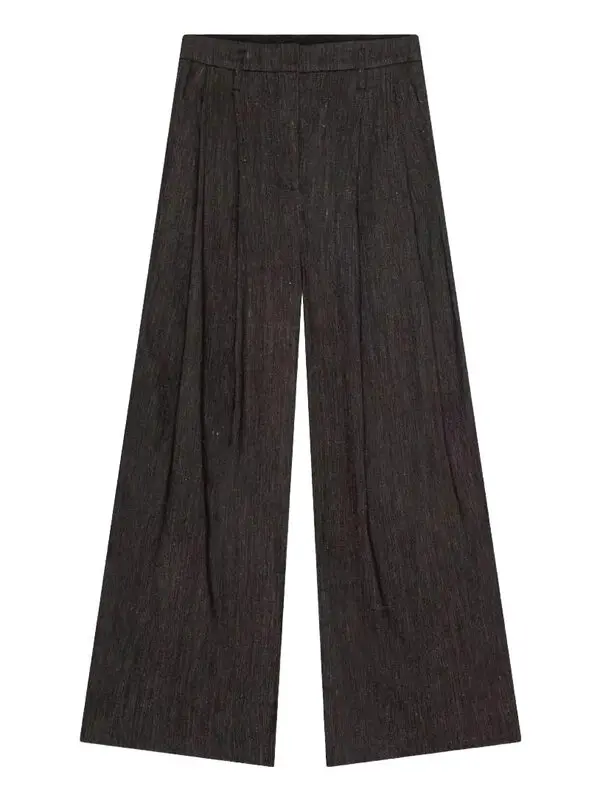 HERSKIND Bowie Pleated Trousers - Grey