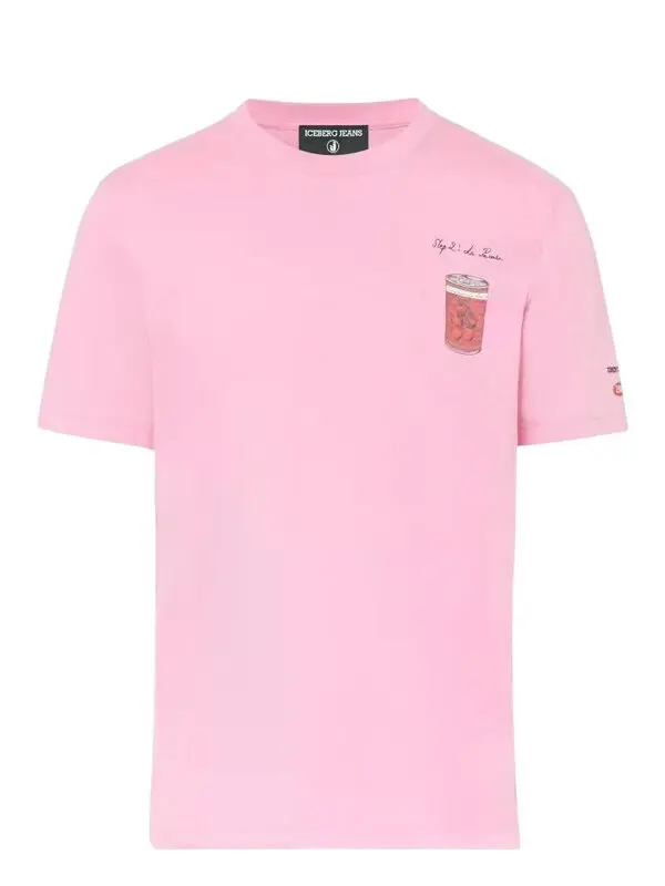 Iceberg Graphic-print T-shirt - Pink