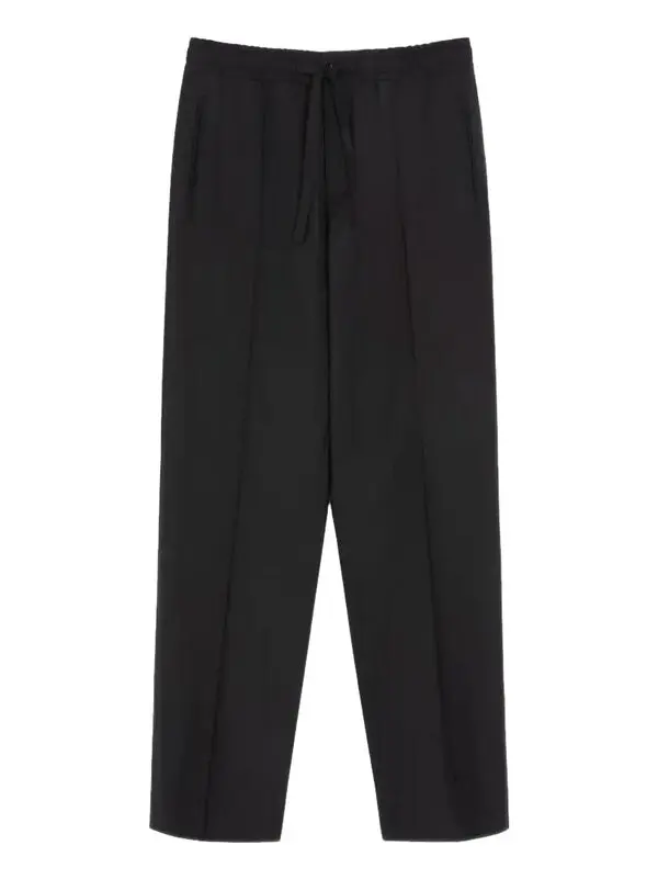 Valentino Garavani Vlogo Tailored Trousers - Black