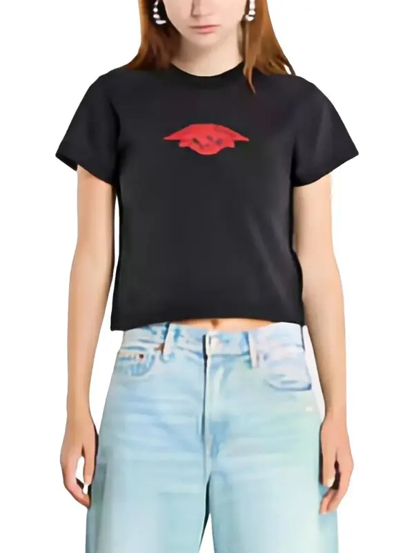 JORDAN Rare Air Logo-embroidered T-shirt - Black