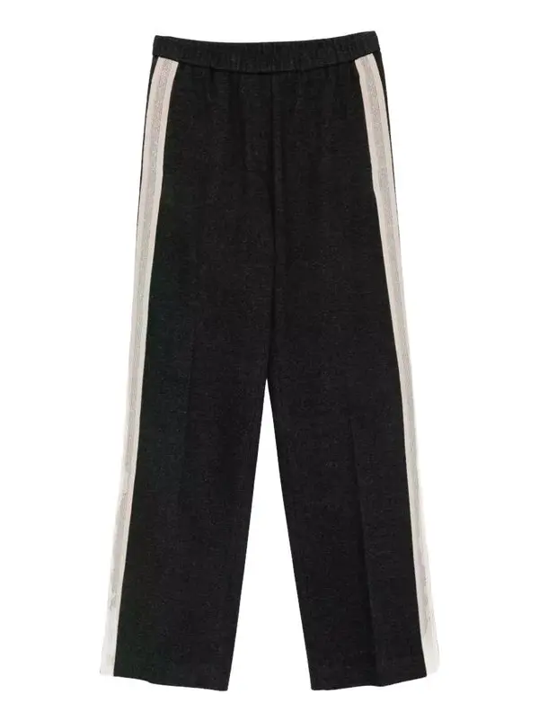 Peserico Side-stripe Track Pants - Grey