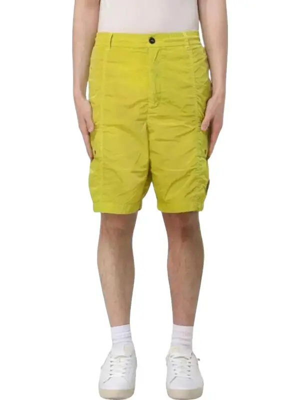 C.P. COMPANY Button-up Cargo Shorts - Green