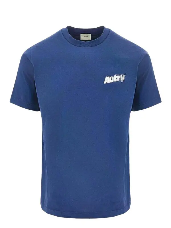 AUTRY Logo-print T-shirt - Blue