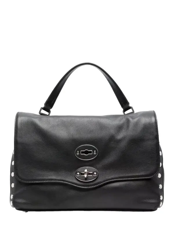 ZANELLATO Small Postina Stud-embellishment Tote Bag - Black
