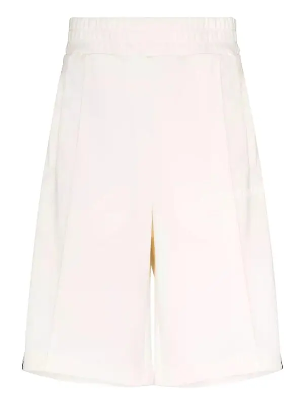 Palm Angels Logo-print Track Shorts - Neutrals