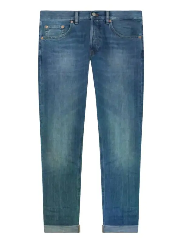 DONDUP Icon Buttoned Jeans - Blue