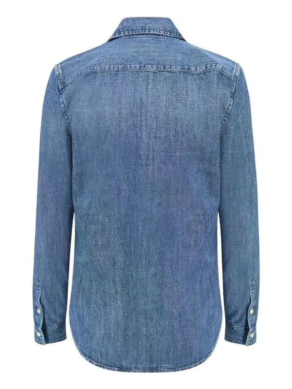 Polo Ralph Lauren Logo-embroidered Denim Shirt - Blue