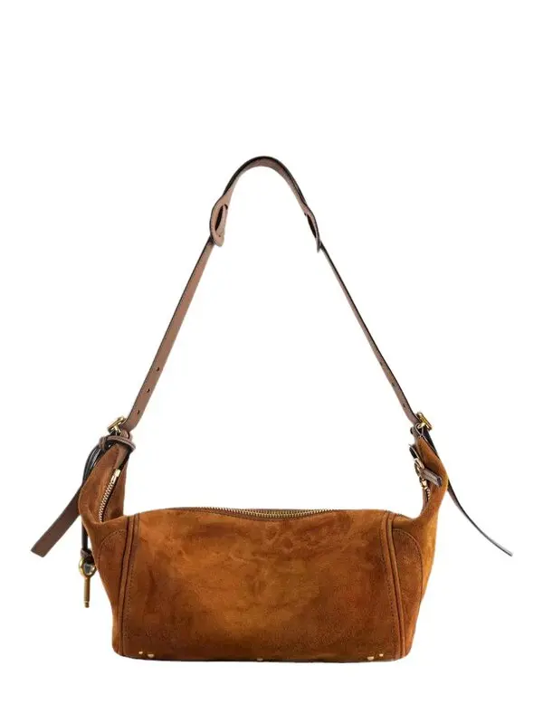 Chloé Paddington Suede Shoulder Bag - Brown