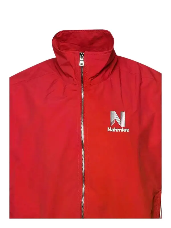 NAHMIAS Logo-print Track Jacket - Red