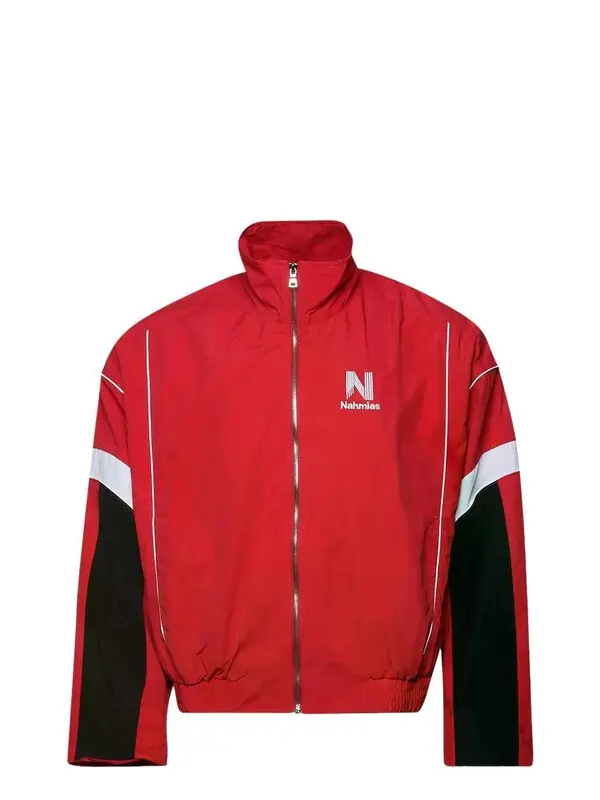 NAHMIAS Logo-print Track Jacket - Red