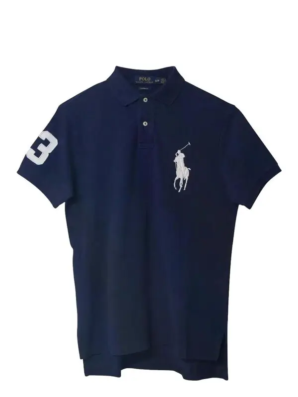 Ralph Lauren Logo-embroidered Slim-fit Polo Shirt - Blue
