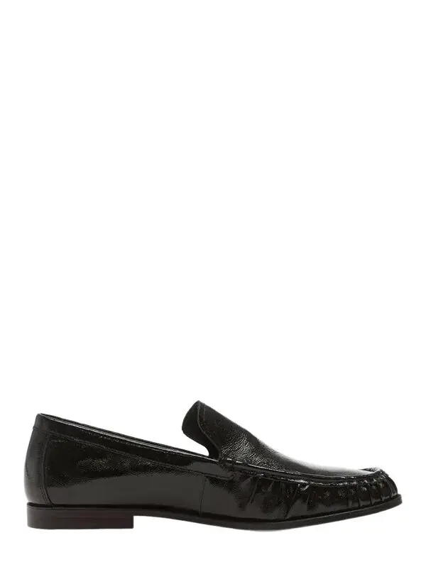 VAGABOND SHOEMAKERS Brandi Crinkled-finish Loafers - Black