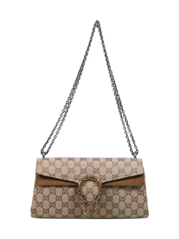 Gucci Medium Dionysus Gg Supreme Shoulder Bag - Brown
