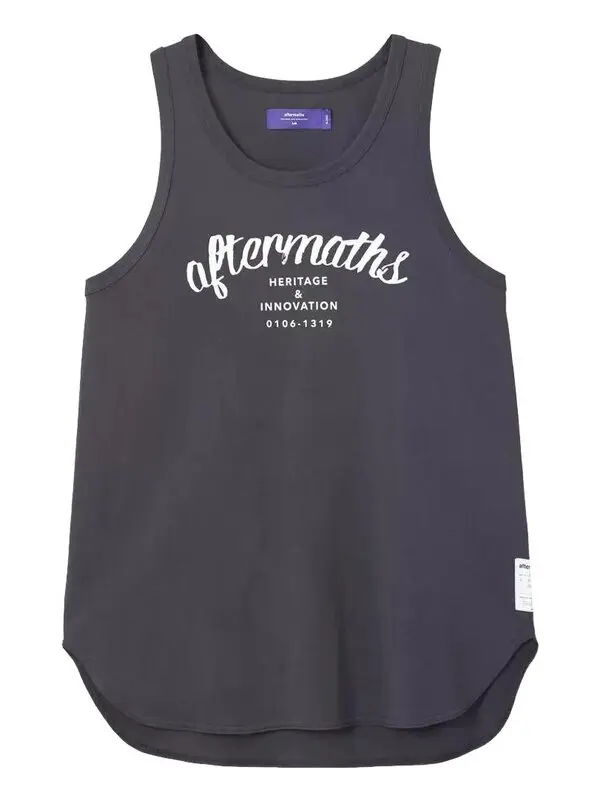 AFTERMATHS Logo-print Tank Top - Grey