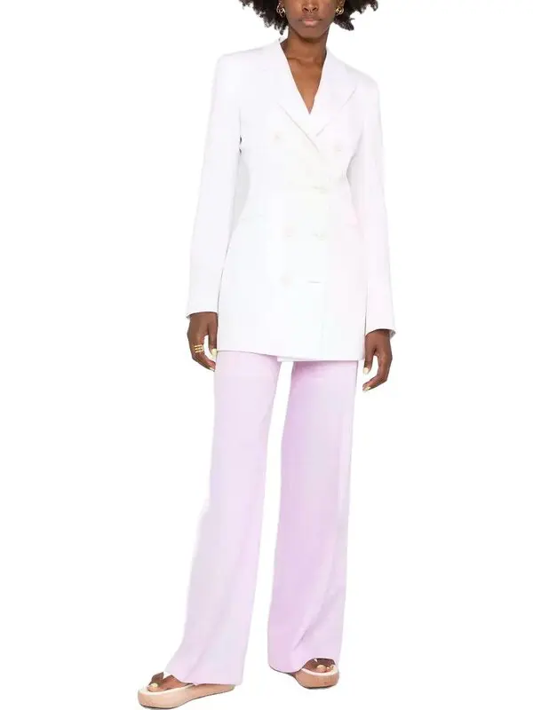 Stella McCartney Double-breasted Crepe Blazer - Neutrals