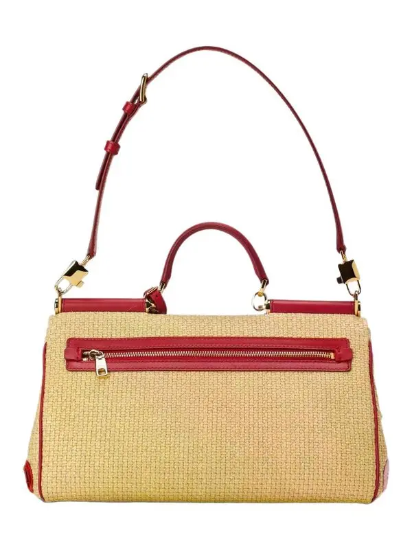 Dolce & Gabbana Medium Sicily Embellished Shoulder Bag - Neutrals