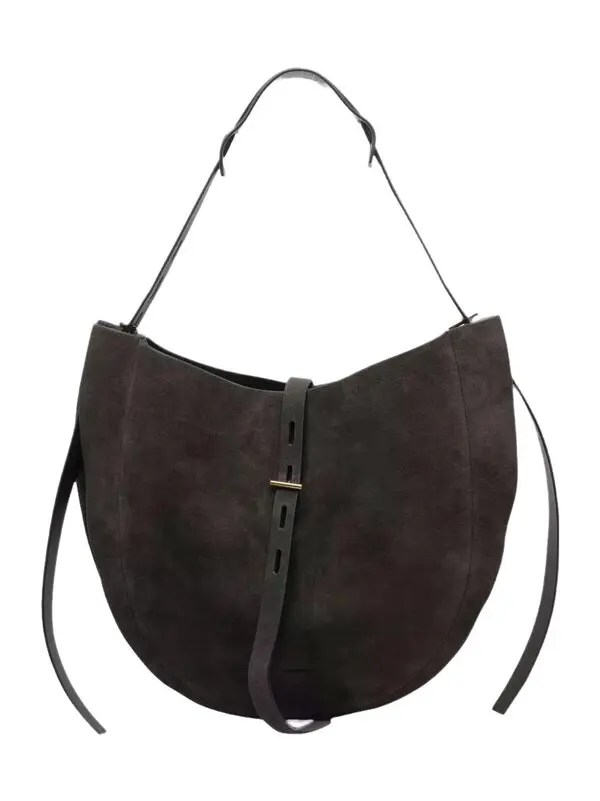 MINOBOSSI Liz Suede Shoulder Bag - Brown