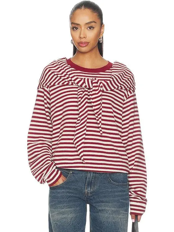 Lioness Olsen Knit Sweater In . Also - Wine