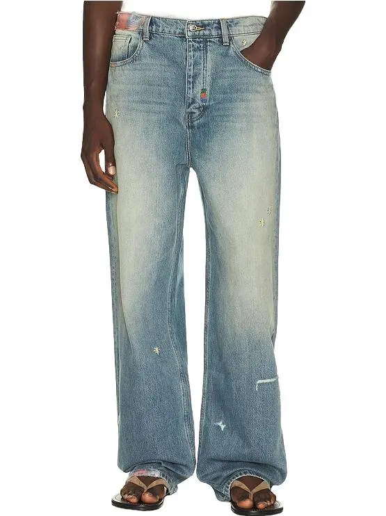 NAHMIAS Recess Baggy Jean In . Also - Blue
