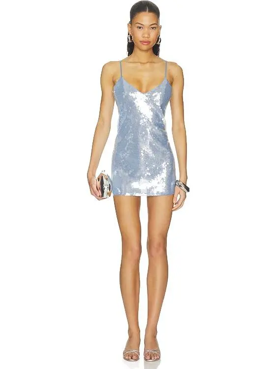 Retrofete Deserae Dress In . Also - Blue
