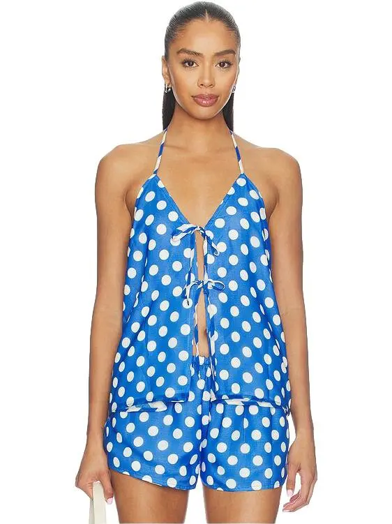 Solid & Striped The Colette Reversible Top In . Also - Blue