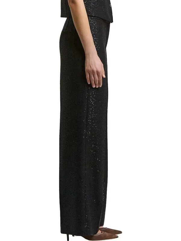 Peserico Sequin-embellished Trousers - Blue