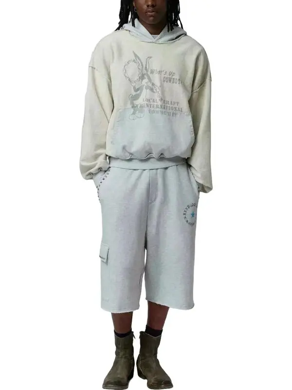 TWOJEYS Graphic-print Hoodie - Grey