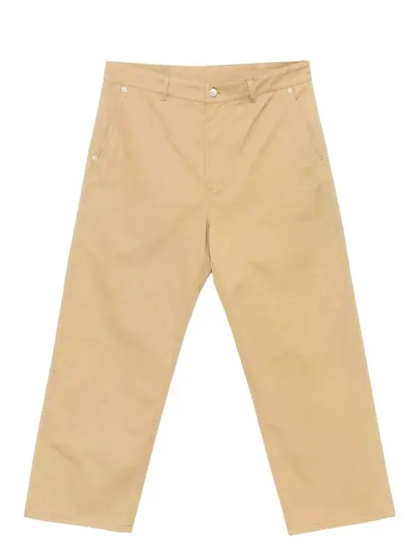 Moschino Logo-patch Pocket Trousers - Neutrals