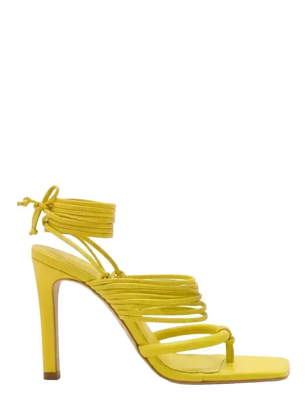 AMIR SLAMA Tie-fastening Sandals - Yellow