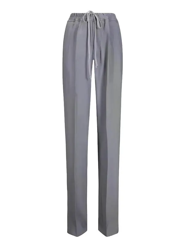 Rick Owens Dietrich Drawstring Trousers - Grey