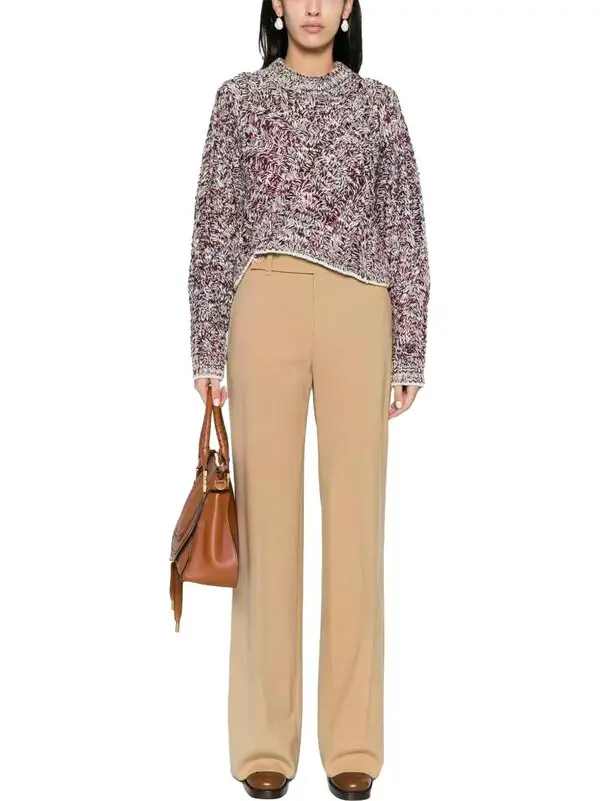 Chloé Wide-leg Tailored Trousers - Neutrals