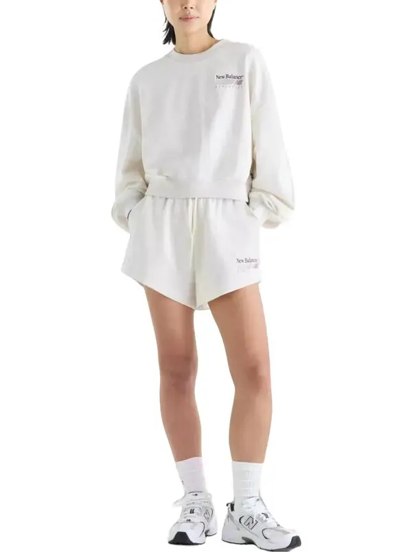 NEW BALANCE Trackside French Terry Sweatshirt - Neutrals