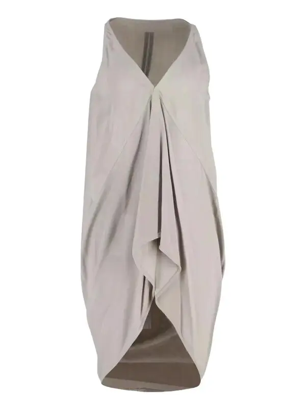 Rick Owens Draped Tunic Top - Neutrals