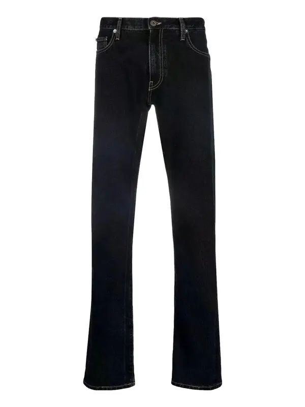 Off-White Diagonals Slim-fit Jeans - Blue