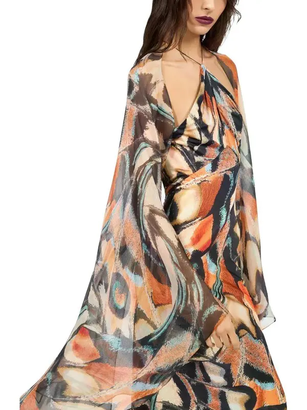 Roberto Cavalli Open-back Maxi Dress - Black