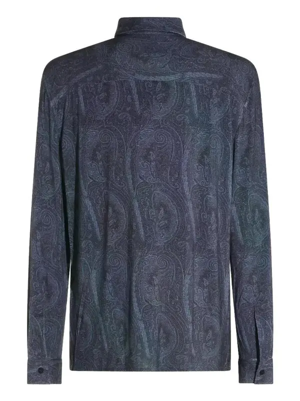 Etro Paisley-print Shirt - Blue