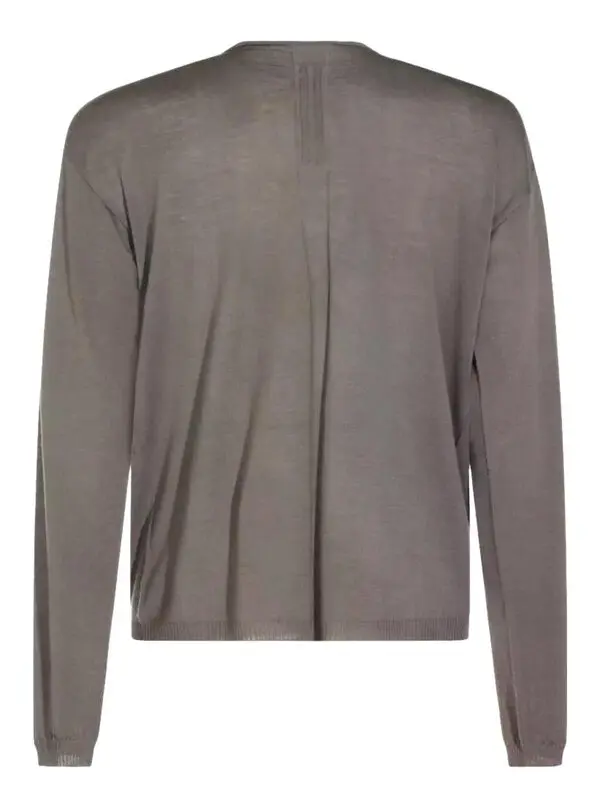 Rick Owens Tower Cut-out Detail Sweater - Grey