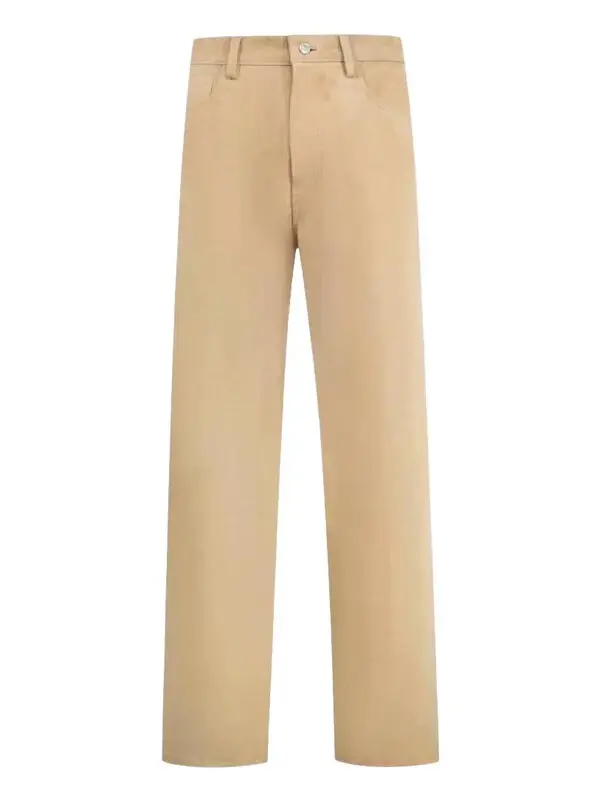 NAHMIAS Suede Trousers - Neutrals