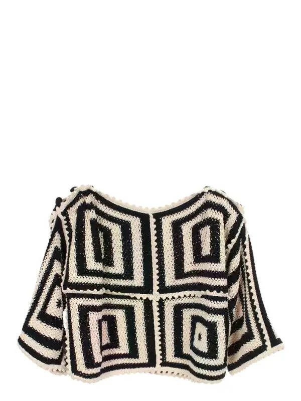Gucci 2010s Gg Patch Sweater - Black