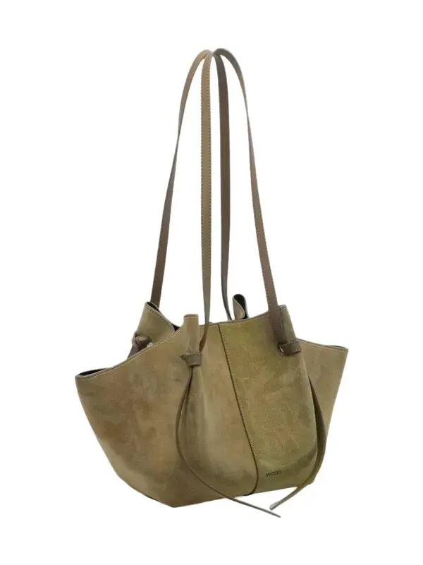 Yuzefi Mochi Suede Shoulder Bag - Brown