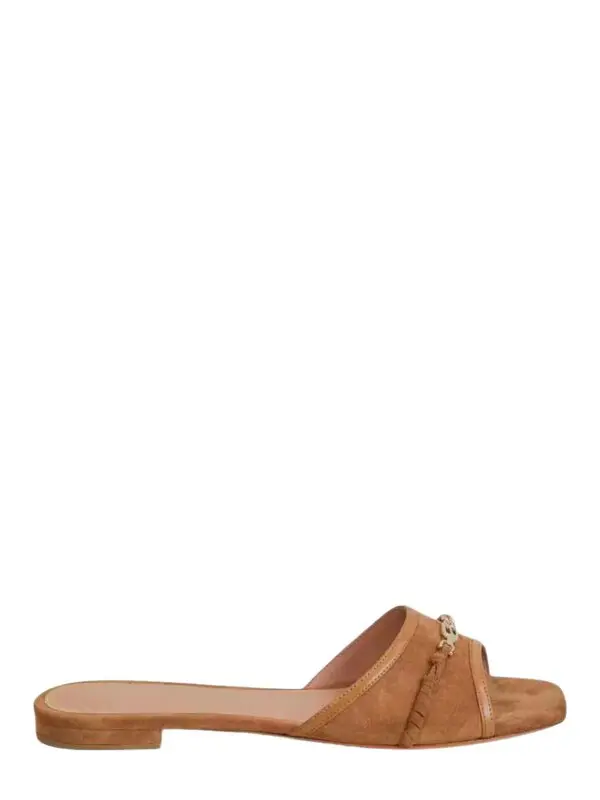 Santoni Suede Sandals - Brown