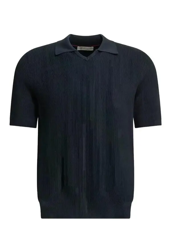 Brunello Cucinelli Ribbed-knit Knitwear - Blue