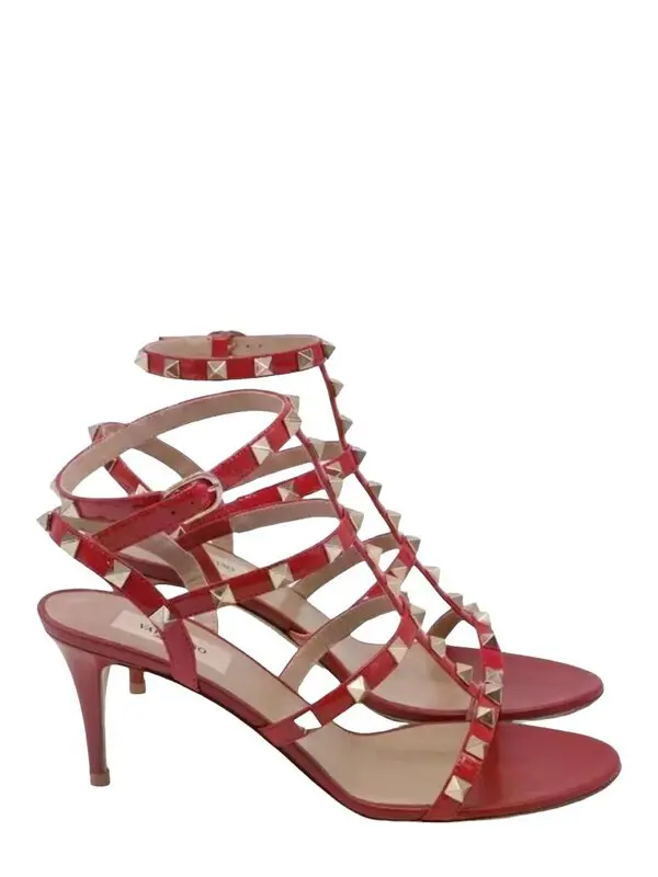 Valentino Garavani Rockstud Caged Sandals - Red