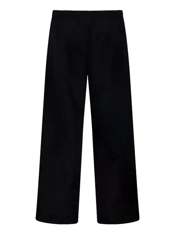 Gucci Gg Supreme-jacquard Trousers - Black
