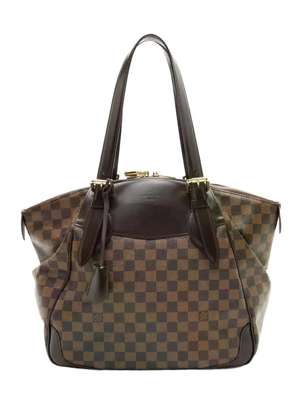 LOUIS VUITTON 2011 Damier Ebene Verona Shoulder Bag - Brown