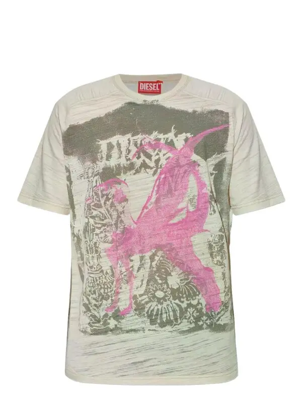 DIESEL® T-shirt 't-jalo-a - Neutrals