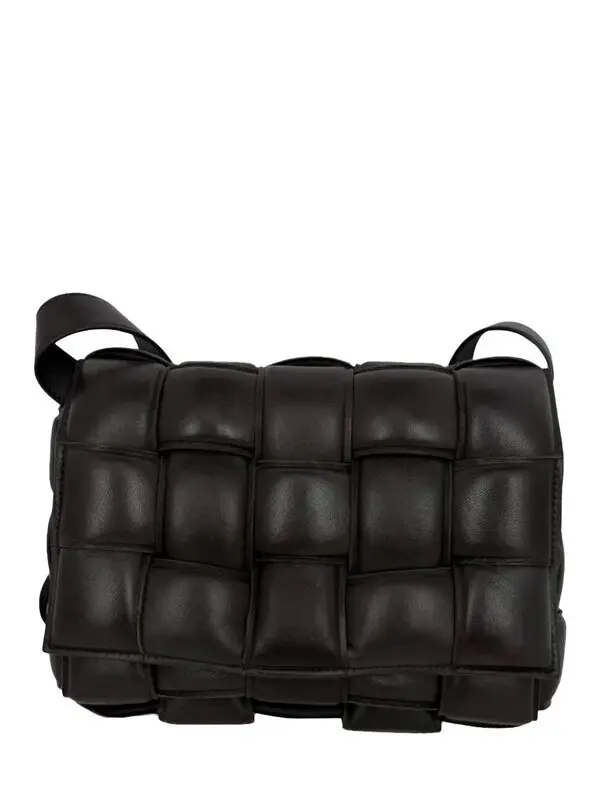 Bottega Veneta Cassette Padded Cross Body Bag - Brown